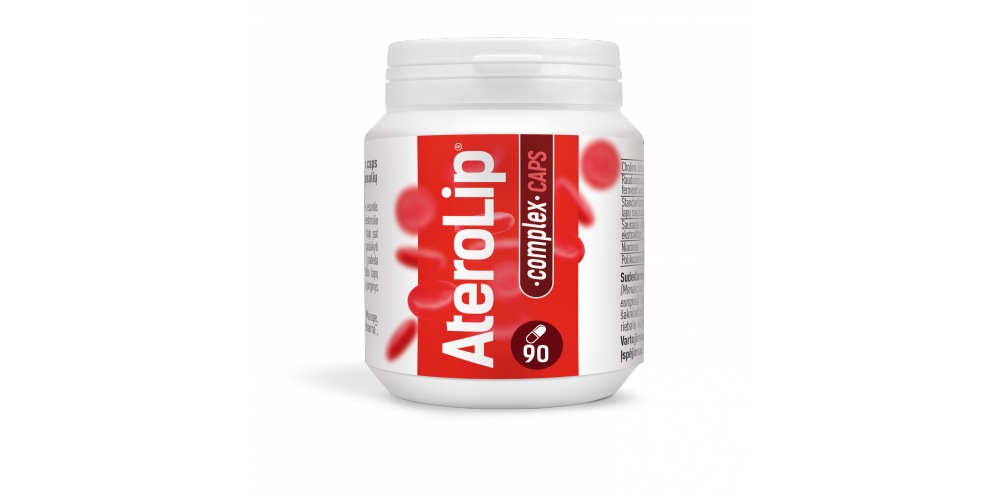 AteroLip complex N90 natūralus cholesterolio mažinimo papildas – Eubos ...
